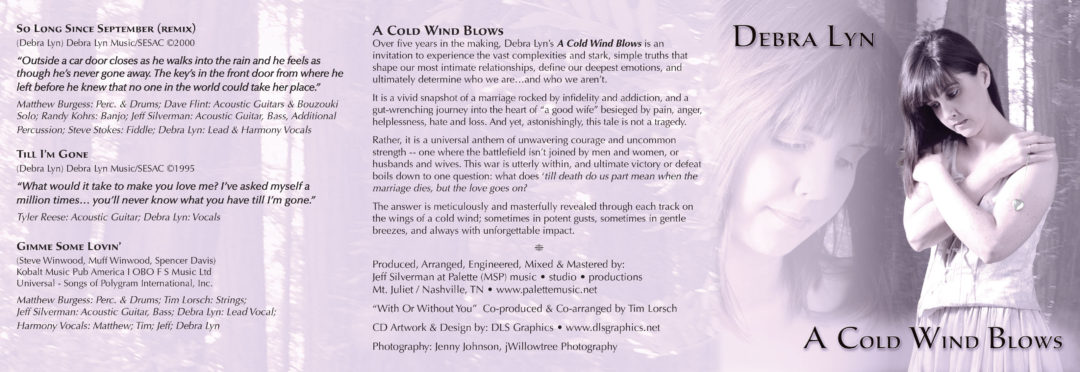 Debra Lyn-A Cold Wind Blows-Nashville-Mt. Juliet CD Design | DLS Graphics
